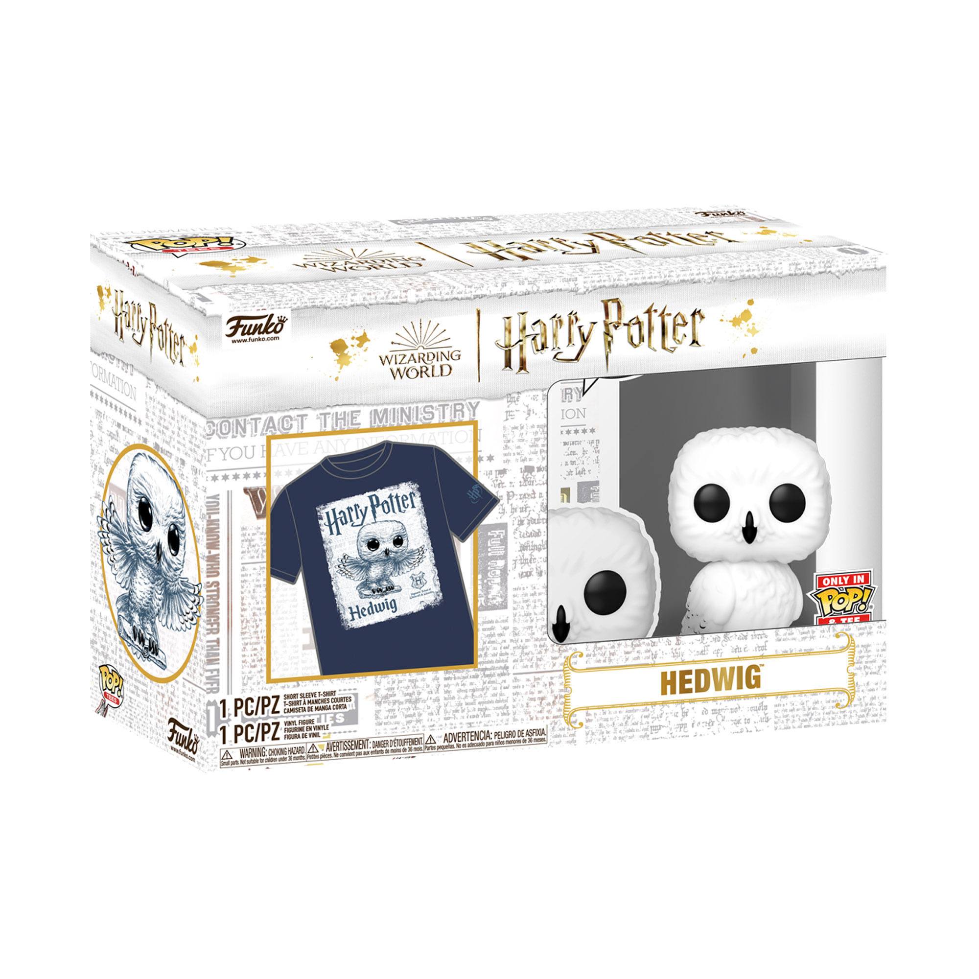Pack Funko Pop + T-Shirt Hedwig Harry Potter