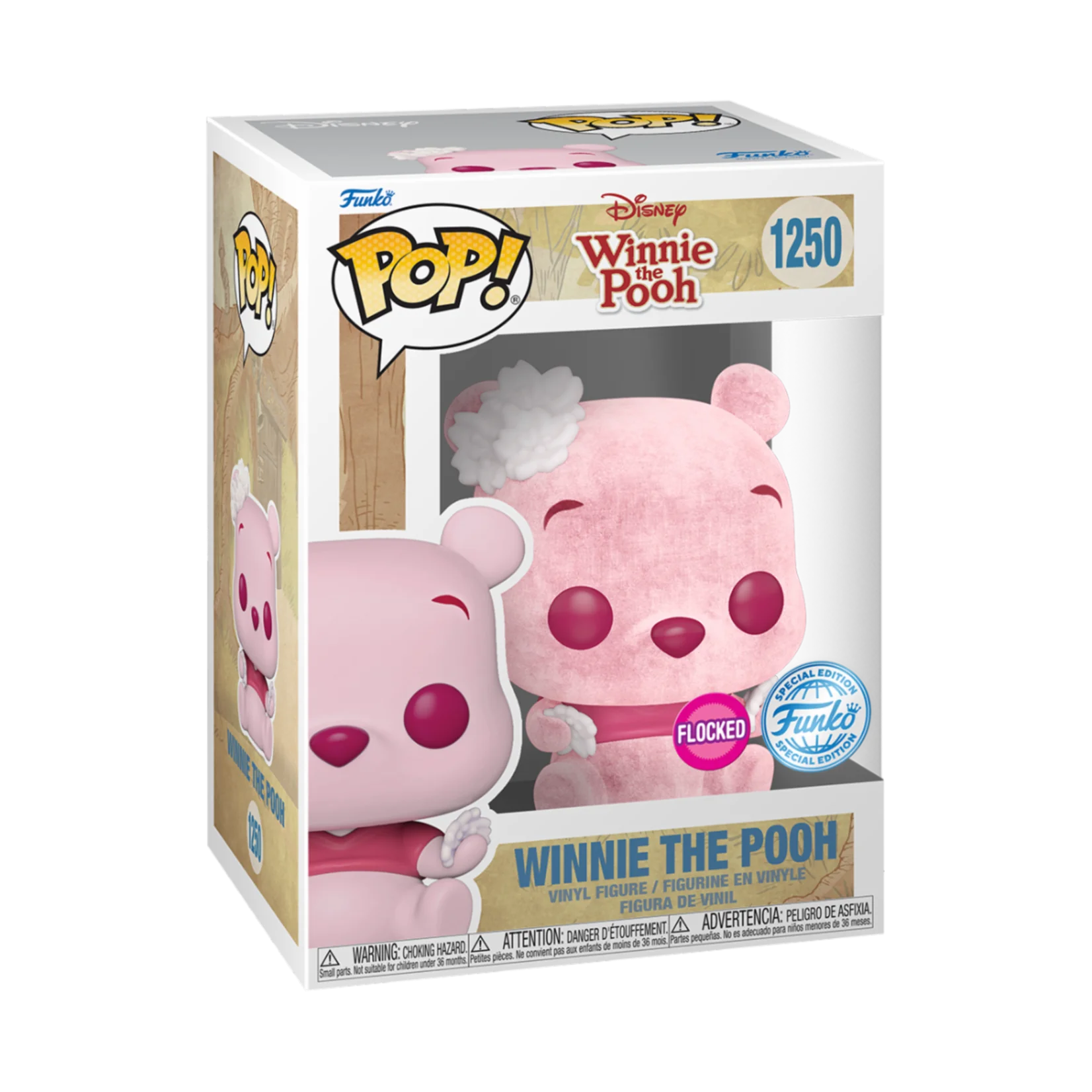 Figurine Funko Pop Winnie The Pooh N°1250 Disney Flocked